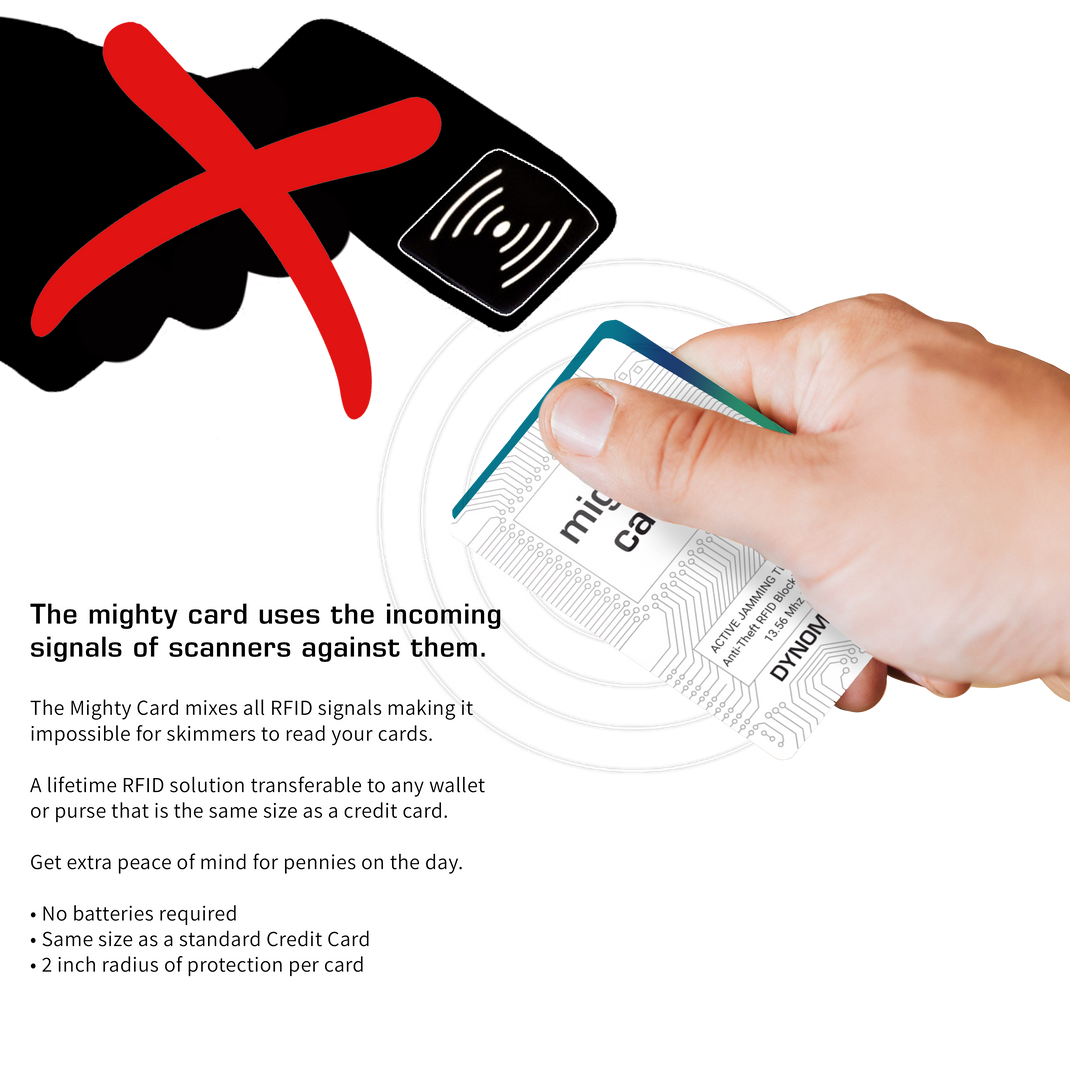 Mighty Card™ - RFID Blocking Card – Mighty Wallet