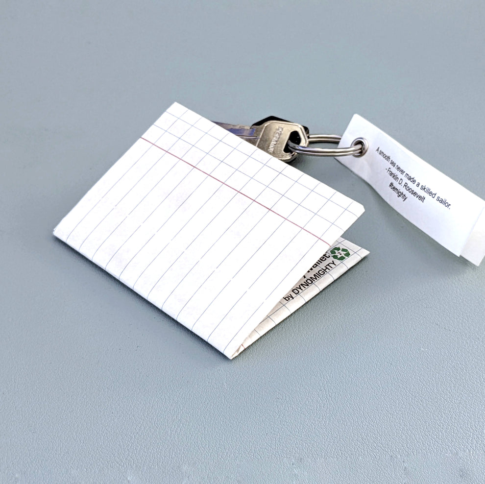 mini Mighty - Notebook Paper Wallet – Mighty Wallet