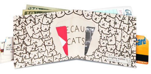 A Pocket Full of Cats Mighty Wallet by Dynomighty